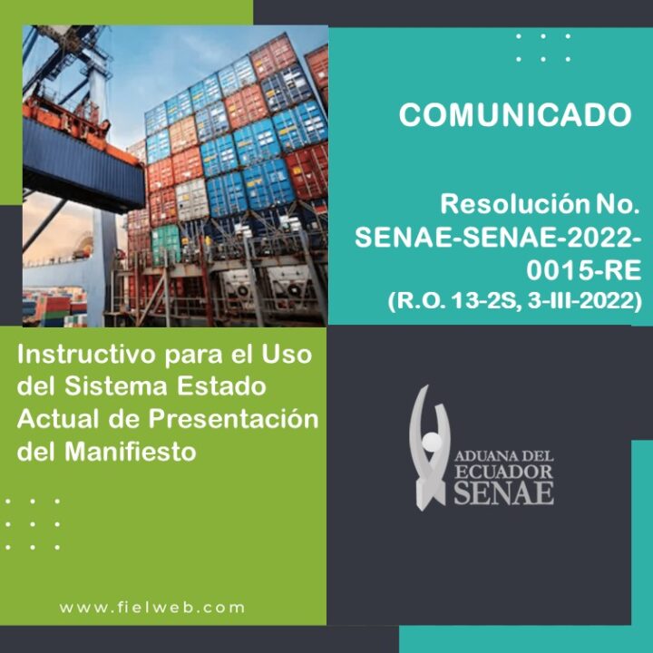 Resolución No. SENAE-SENAE-2022-0015-RE - Boletín Jurídico