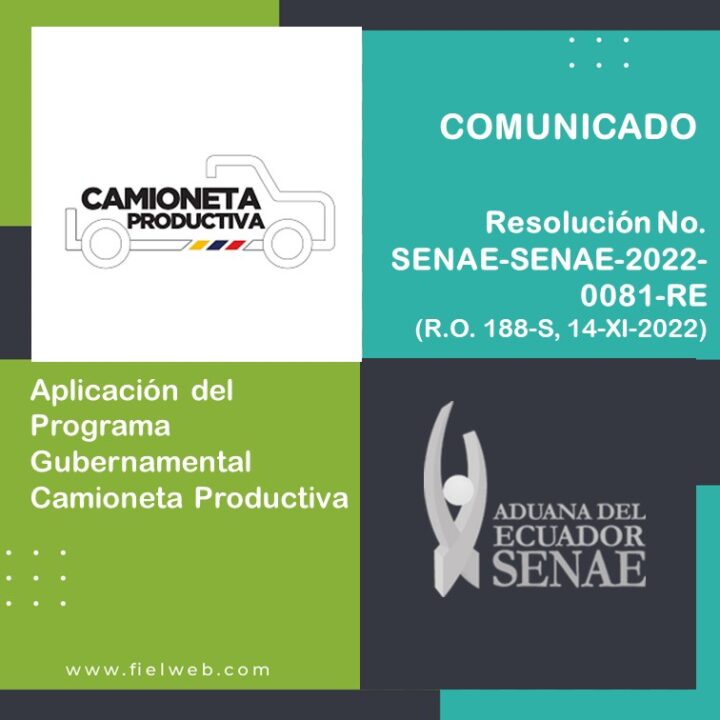 Resolución No. SENAE-SENAE-2022-0081-RE - Boletín Jurídico