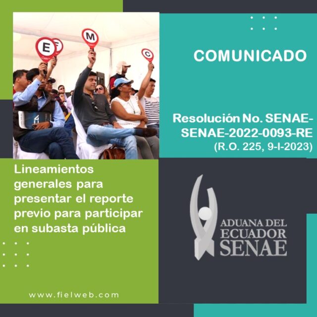 Resolución No. SENAE-SENAE-2022-0093-RE - Boletín Jurídico