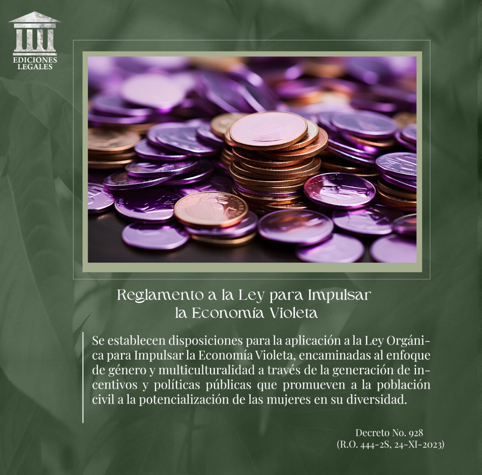 Reglamento a la Ley para Impulsar la Economía Violeta - Boletín Jurídico